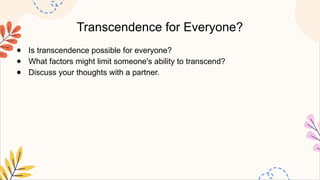 Presentation - Understanding Limitations and Transcendence.pptx