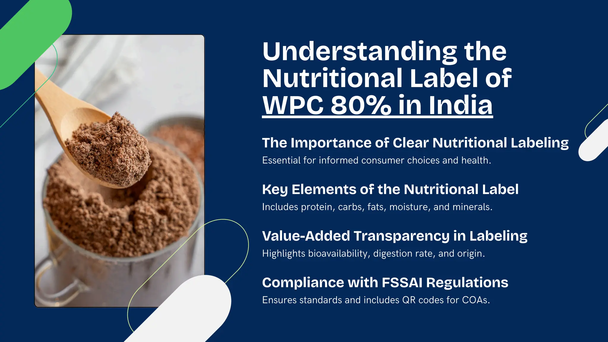 WPC 80% in India: Understanding the Nutritional Label for Maximum ...