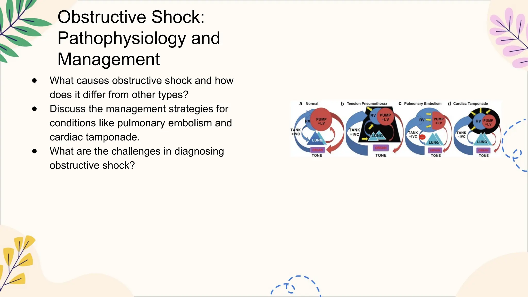 The Mechanism and Pathophysiology of Shock | PPTX