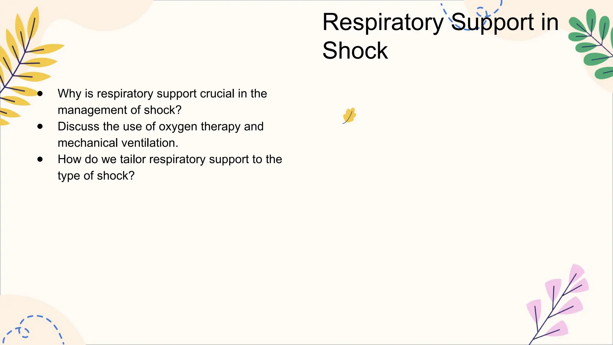 The Mechanism and Pathophysiology of Shock | PPTX