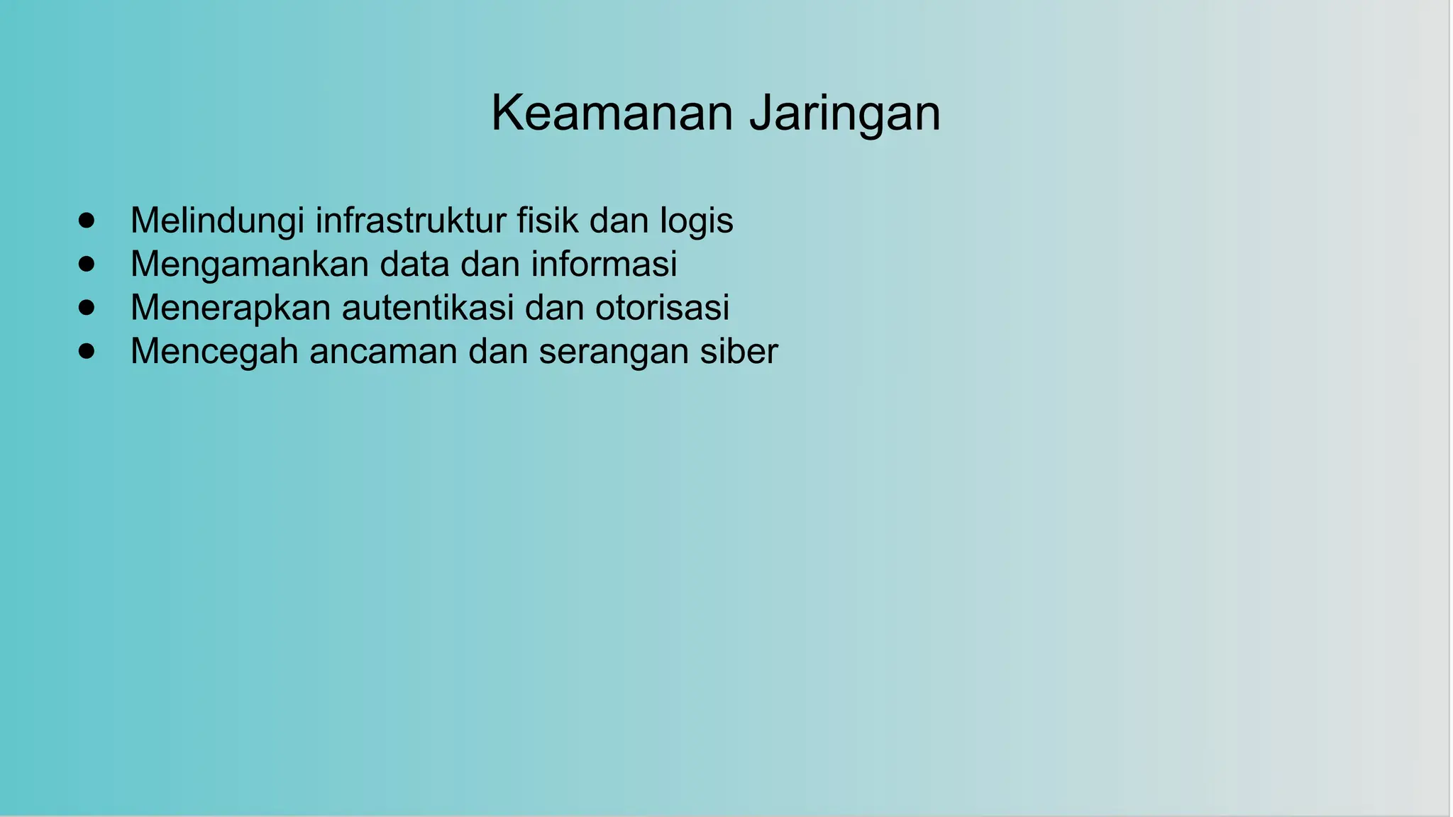 Komunikasi Data dan Jaringan Komputer (Network Security) | PPT