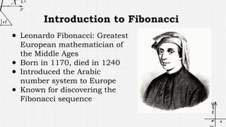 Fibonacci Sequence Mathematics in the Modern World | PPTX