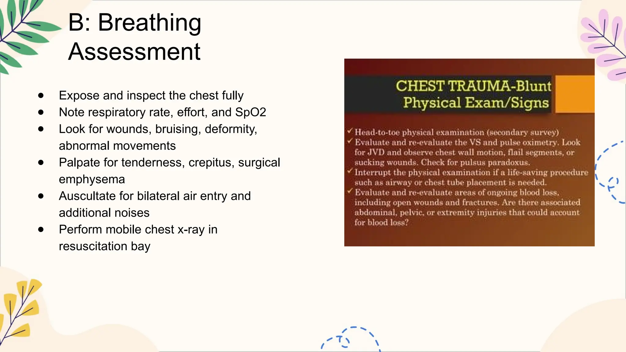 The Primary Survey In Trauma and Emergency Assessment | PPTX