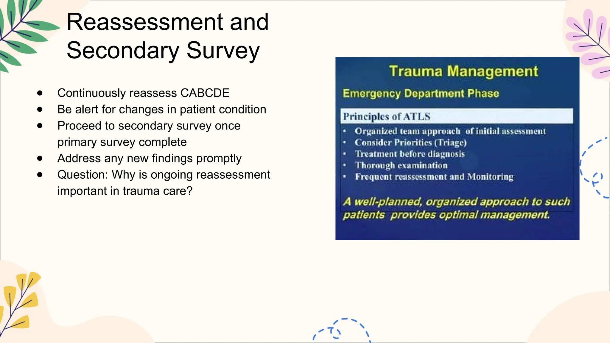 The Primary Survey In Trauma and Emergency Assessment | PPTX