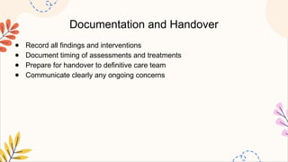 The Primary Survey In Trauma and Emergency Assessment | PPTX