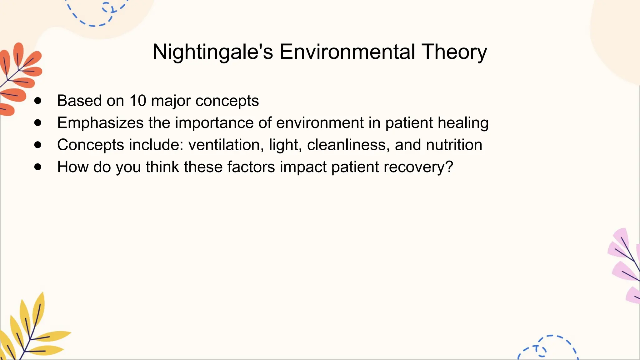 Florence Nigtingale Environmental Theory Of Nursing | PPTX