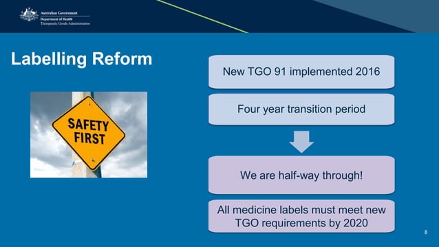 TGA presentation: Update on recent activities | PPT