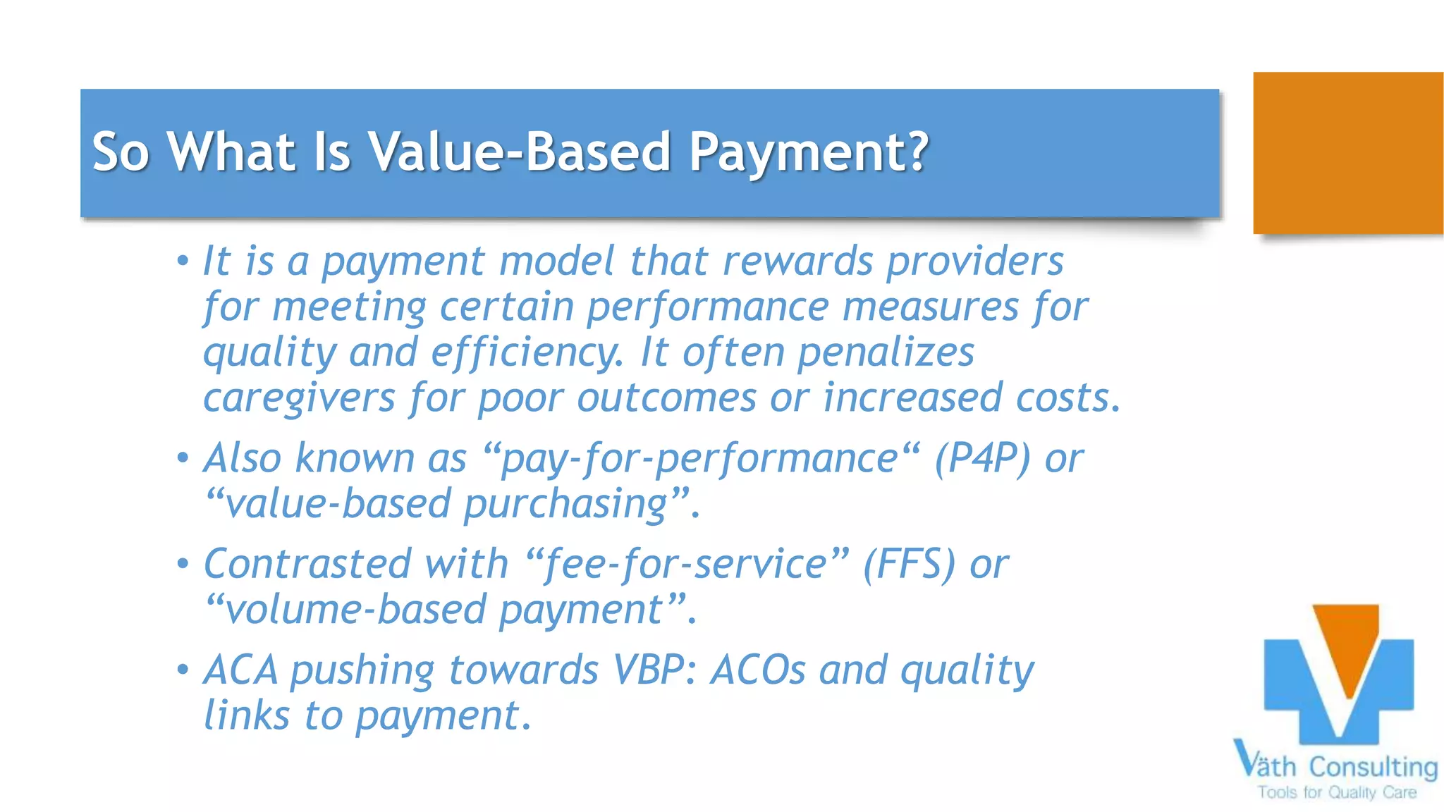 Positioning FQHCs for Value-Based Payment | PPTX