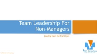 Leadership for Non-Managers | PPT