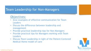 Leadership for Non-Managers | PPT