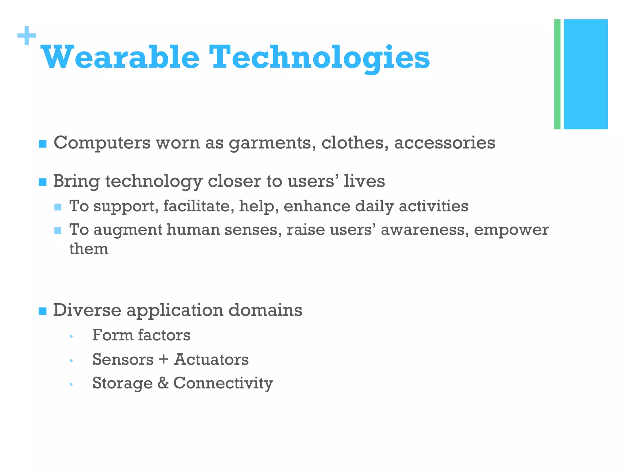 Wearable Health: Opportunities and Challenges | PPT