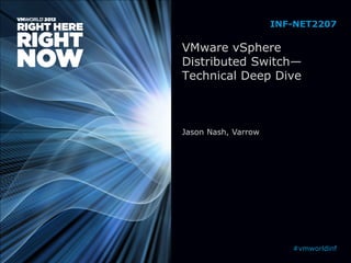 Presentation v mware v-sphere distributed switch—technical deep dive | PDF | Cloud Computing ...