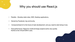 Reactjs Introduction - Virtual DOM | PPTX