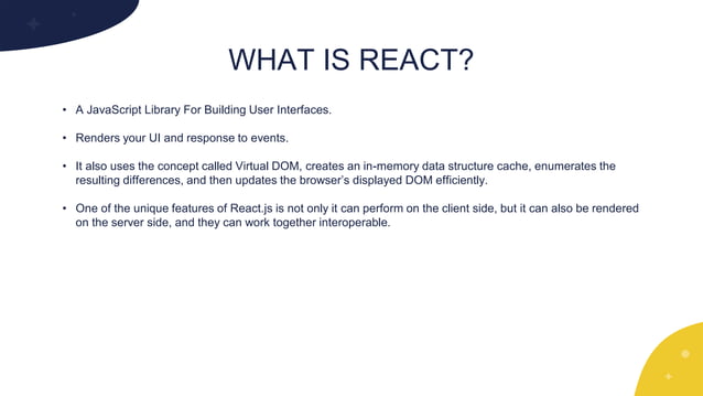 Reactjs Introduction - Virtual DOM | PPTX