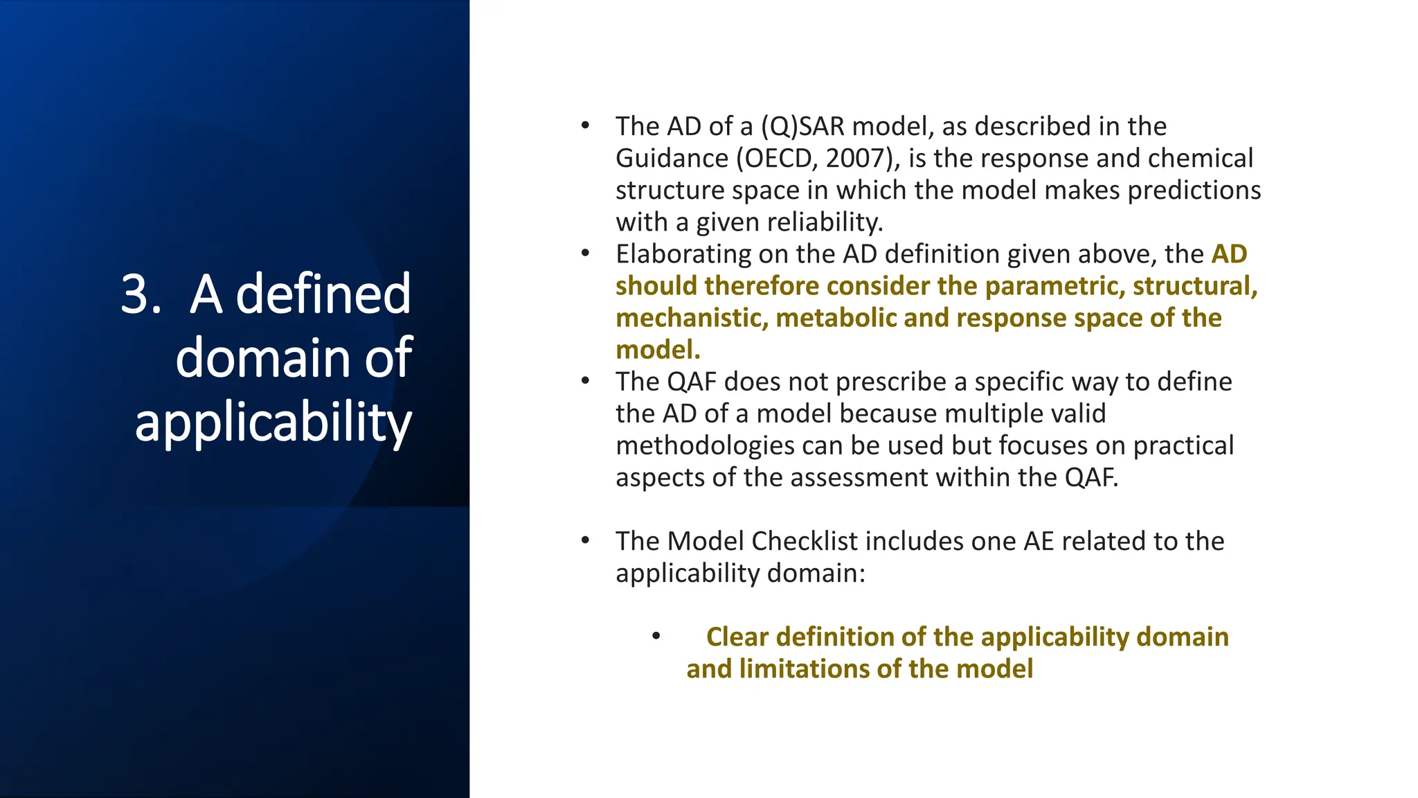(Q)SAR Assessment Framework: Guidance for Assessing (Q)SAR Models and ...
