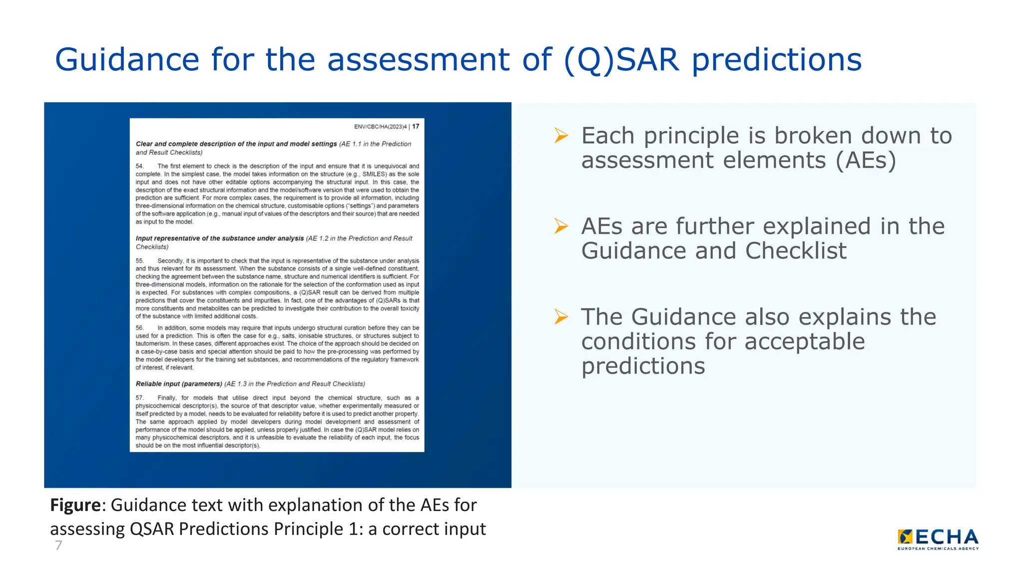 (Q)SAR Assessment Framework: Guidance for Assessing (Q)SAR Models and ...