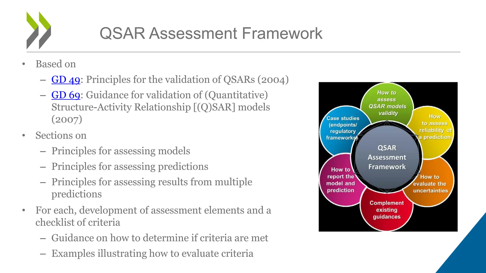 (Q)SAR Assessment Framework: Guidance for Assessing (Q)SAR Models and Predictions | PDF