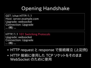 WebSocket Protocol と Plack::Middleware::WebSocket | PDF