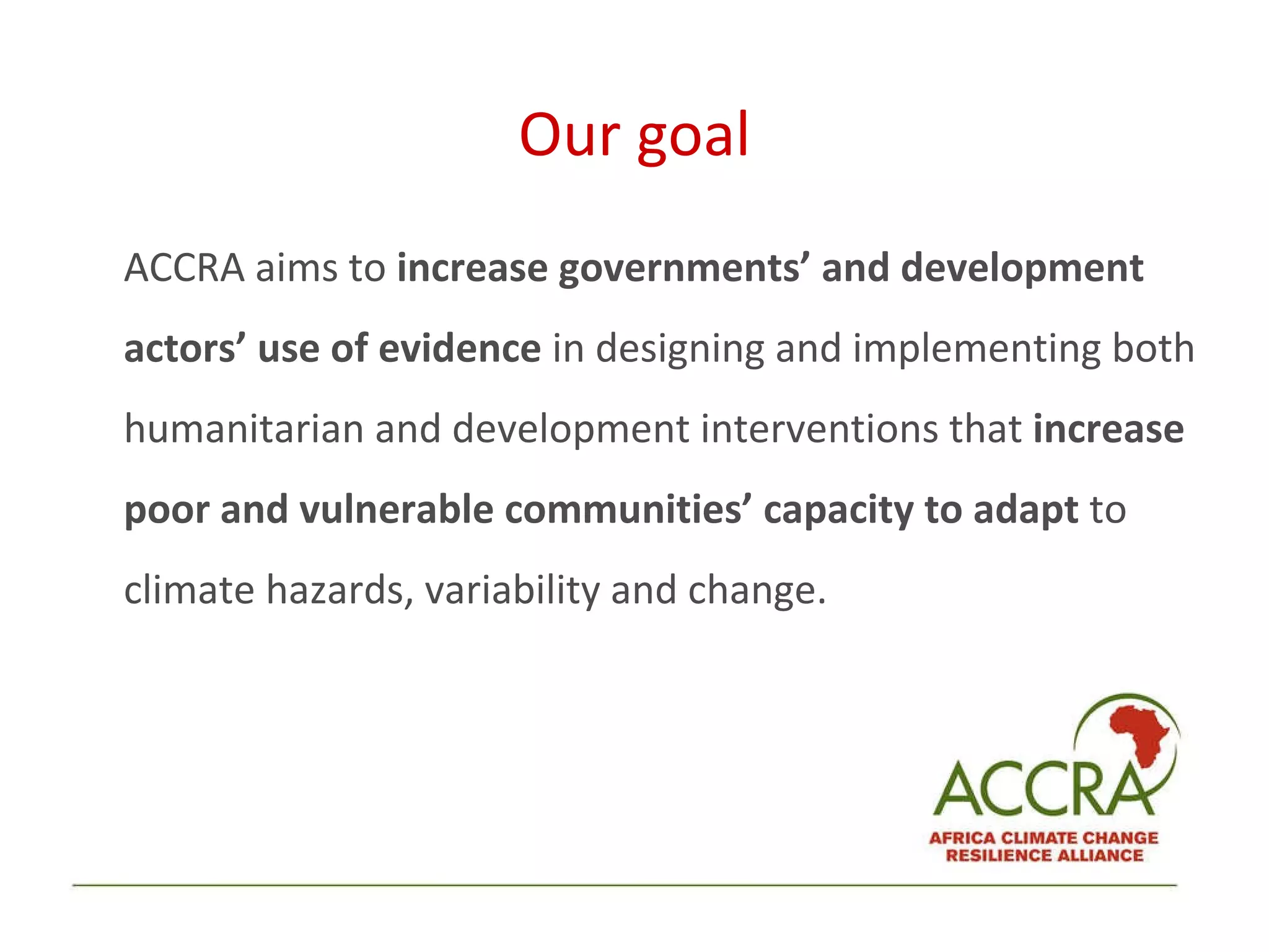 What Is Accra - an overview presentation | PPT