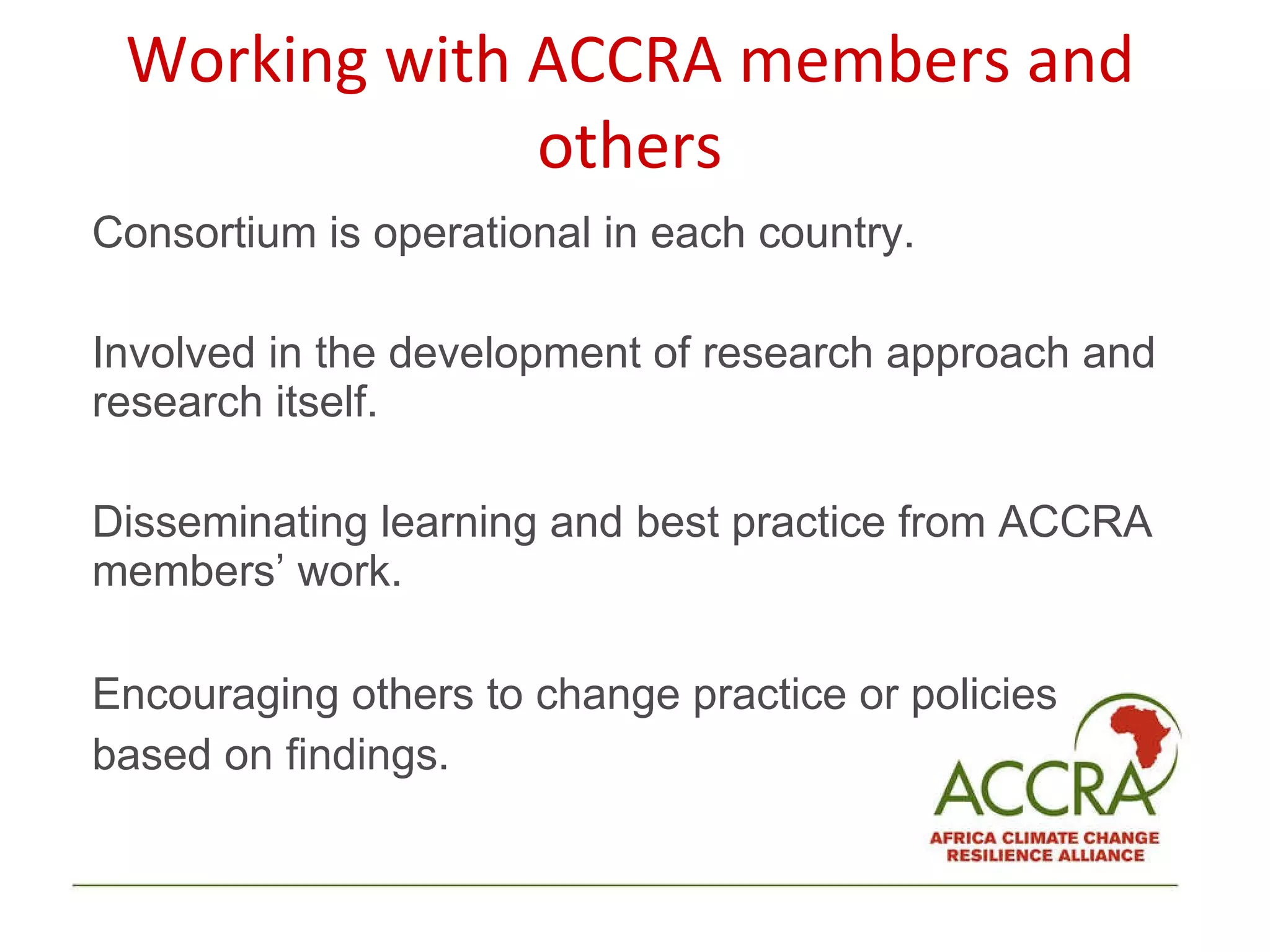 What Is Accra - an overview presentation | PPT