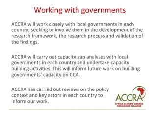 What Is Accra - an overview presentation | PPT