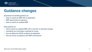 Presentation: What’s new in the 2019 RMP guidance update? | PPT
