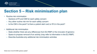 Guidance On Format Of The Rmp In The Eu Part Ii – PJLM