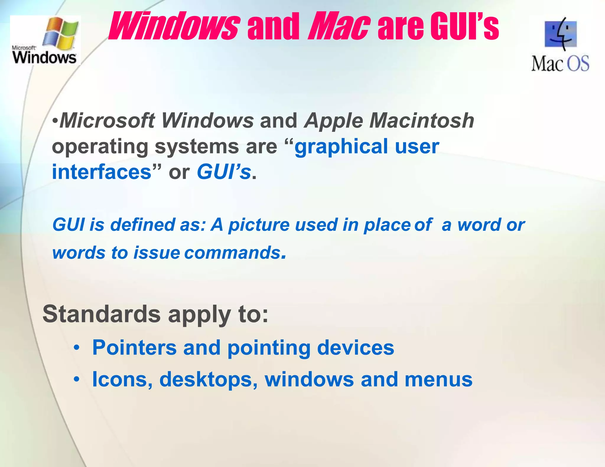 Presentation Windows Operating System Pptx Operating Systems Computer Software And