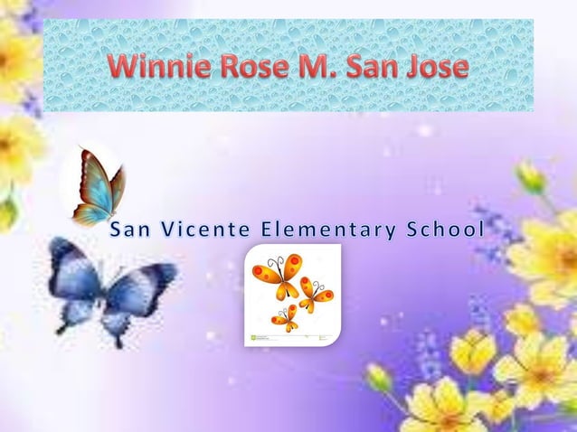 Presentation winnie rose m. san jose | PPT