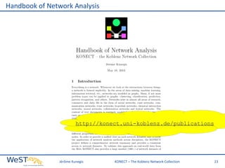 KONECT – The Koblenz Network Collection | PDF