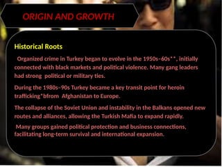 YAKUZA and TURKISH MAFIA crime syndicate | PPTX