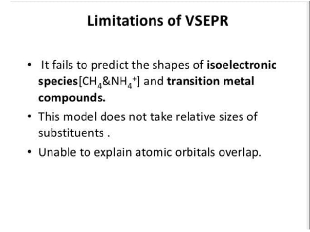 VSEPR Theory and VBT - Reecha Sonia | PPT
