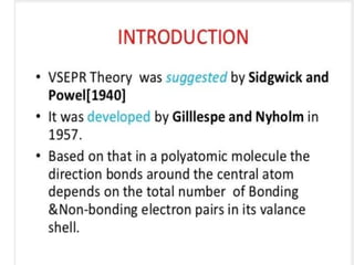 VSEPR Theory and VBT - Reecha Sonia | PPT
