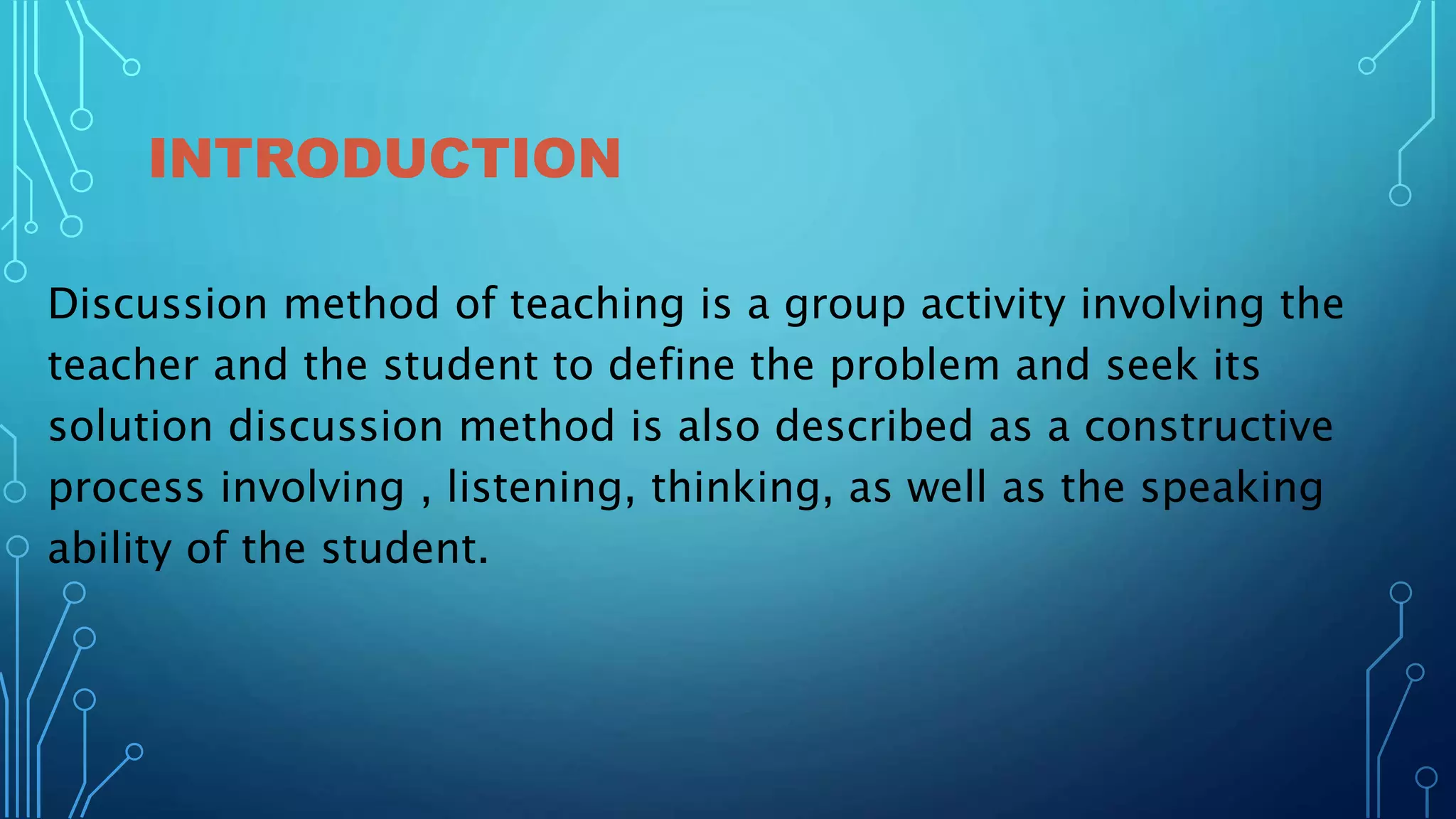 Discussion Method | PPTX