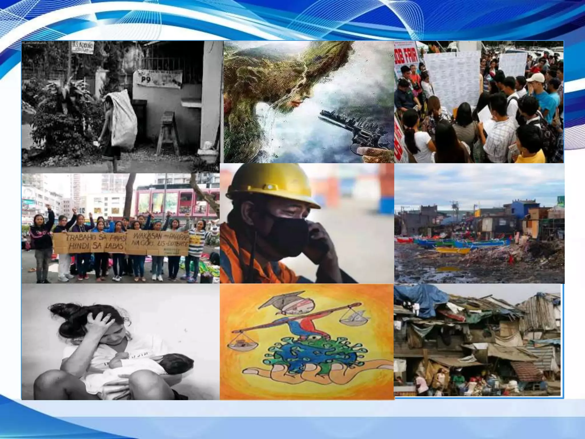 A presentation about "Panitikan Hinggil sa Kahirapan". | PPTX