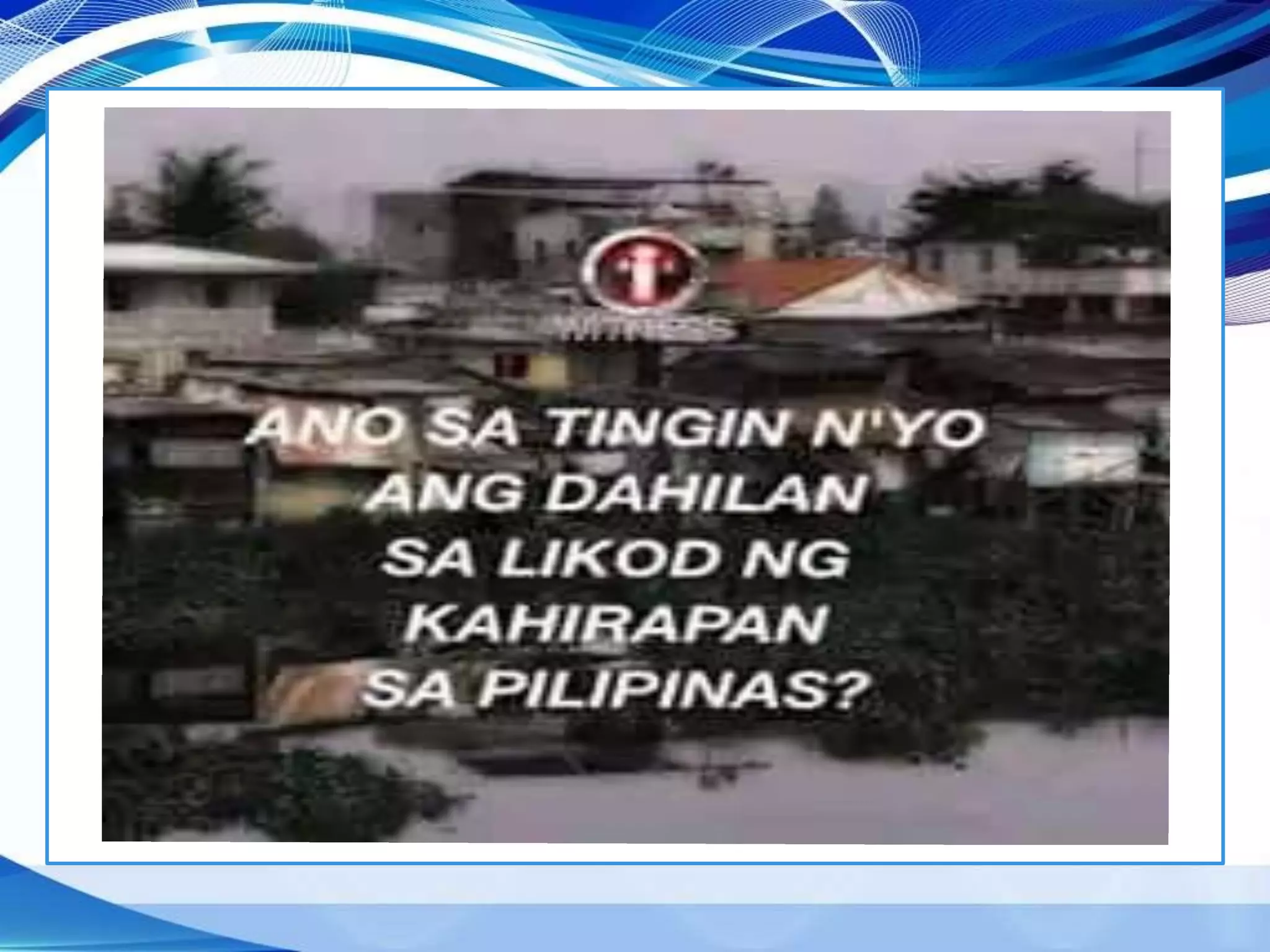 A presentation about "Panitikan Hinggil sa Kahirapan". | PPTX