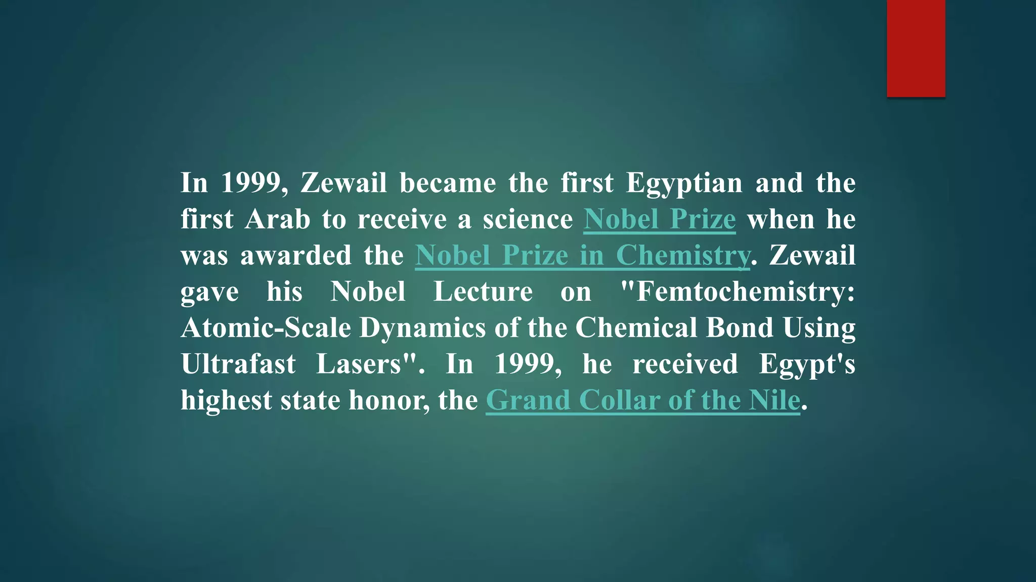 DR-Ahmed Zewail | PPTX