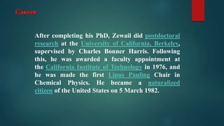 DR-Ahmed Zewail | PPTX