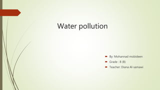 water pollution | PPT