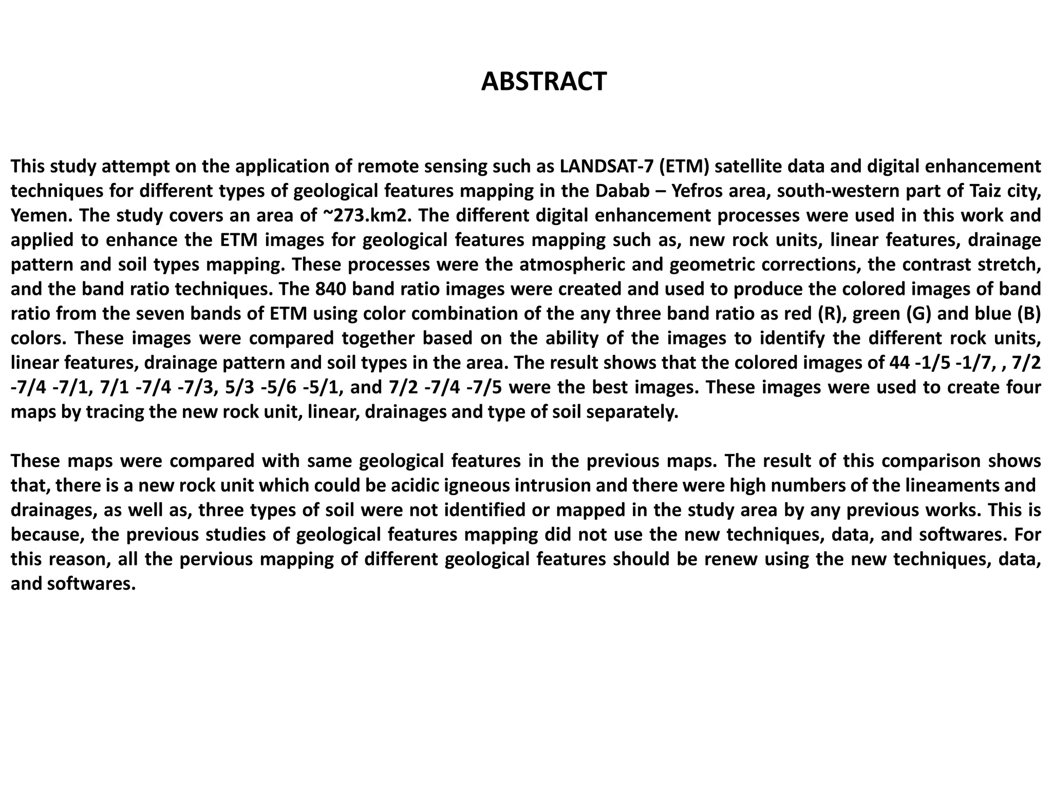 Mapping of the Groundwater Potential Zones Using Remote Sensing and ...