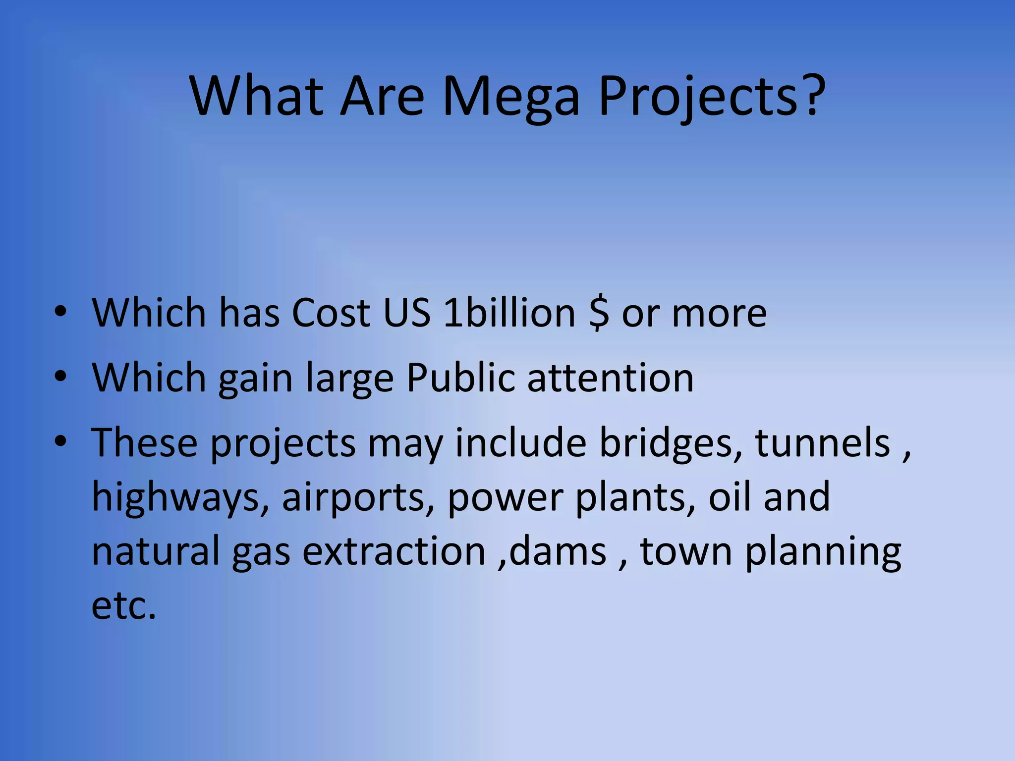 ROLE OF GEOLOGY IN SELECTION OF CONSTRUCTION SITE of Mega Projects | PPTX