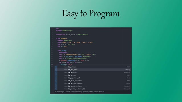 Theoric Introduction - Godot 4 - First Lesson | PPTX