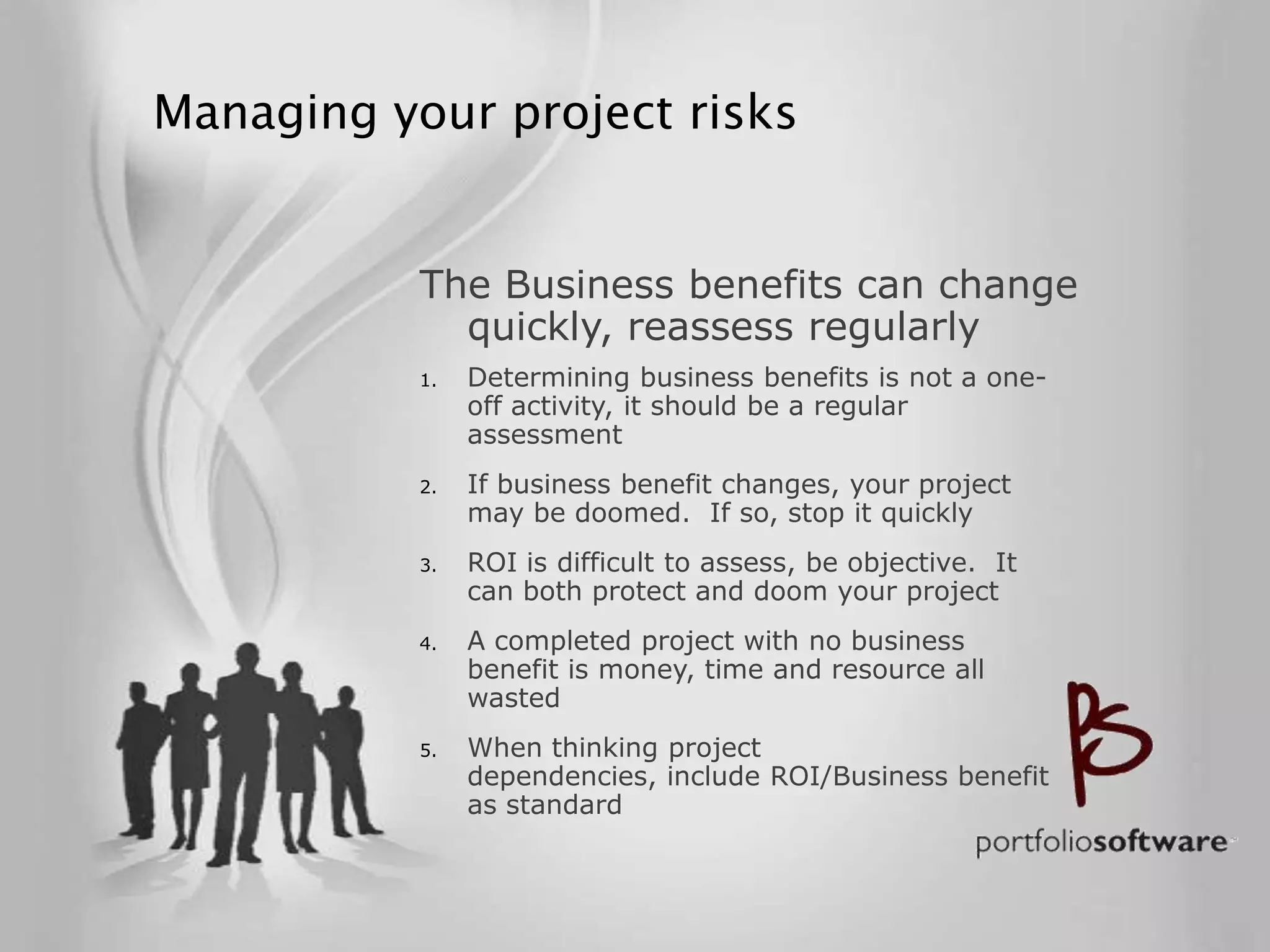 Managing your project risks | PPTX | Business | Business and Finance