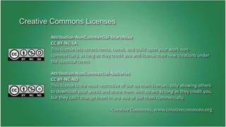 TMP100 U01: Creative Commons | PPT