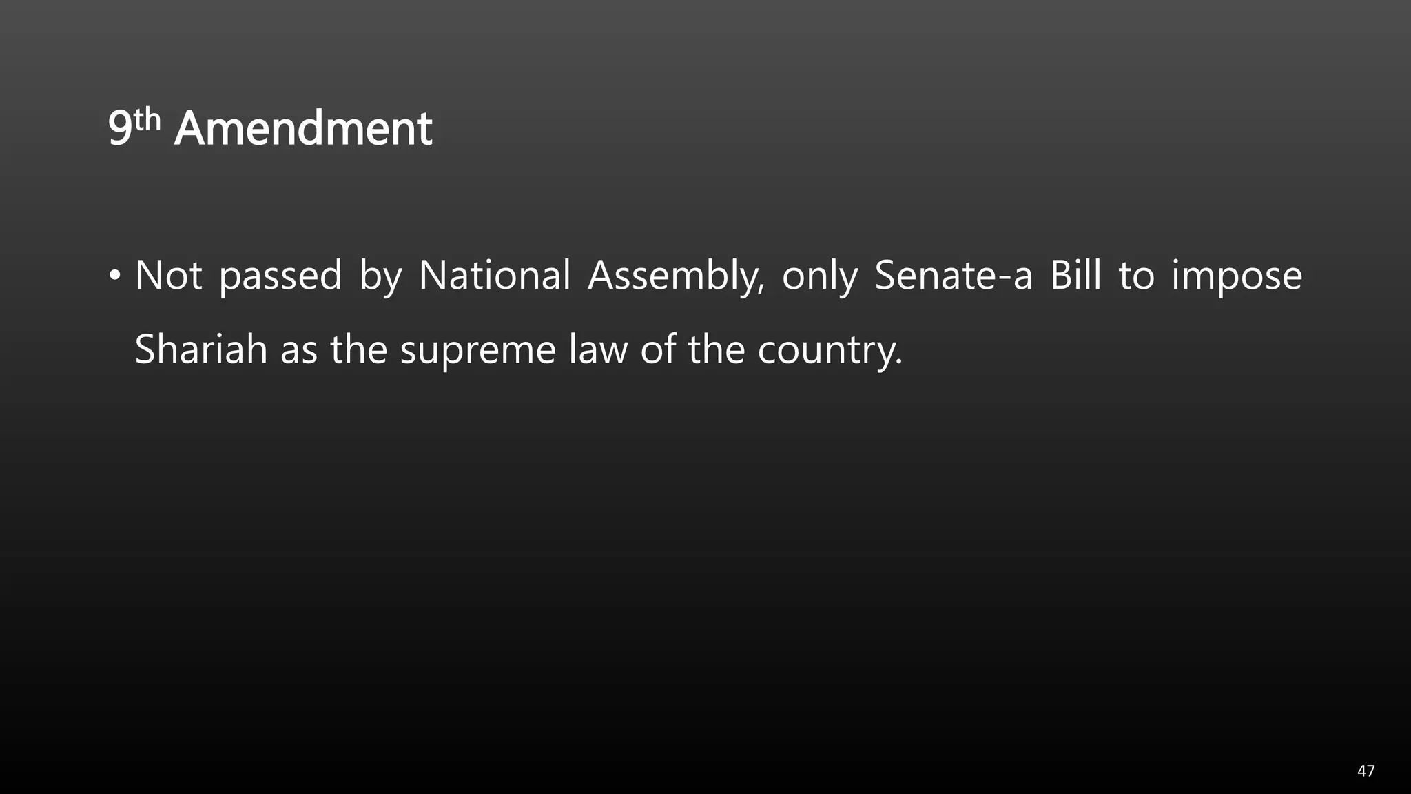 Major Constitutional Amendments in Constitution of Pakistan 1973 | PPTX