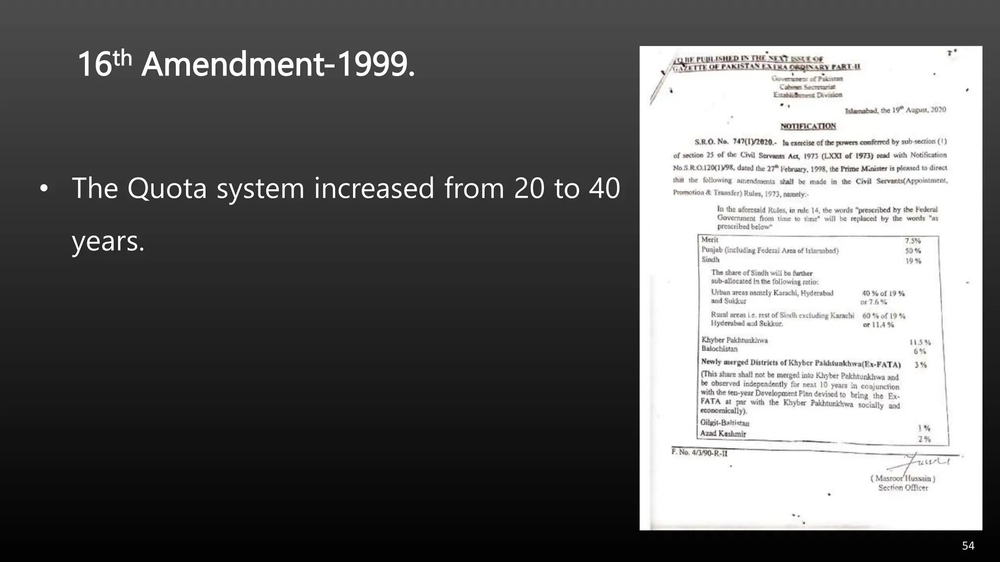 Major Constitutional Amendments in Constitution of Pakistan 1973 | PPTX