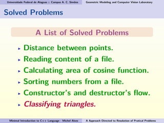 Minimal Introduction to C++ - Part I | PDF