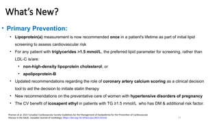 2021 CCS Guidelines for management of dyslipidemia. A simplified ...