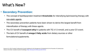 2021 CCS Guidelines for management of dyslipidemia. A simplified ...