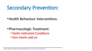 2021 CCS Guidelines for management of dyslipidemia. A simplified ...